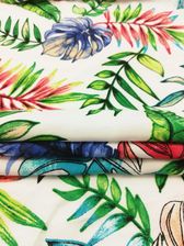 Tkanina wiskozowa kolorowa dżungla Monstera - Ceny i opinie - Ceneo.pl