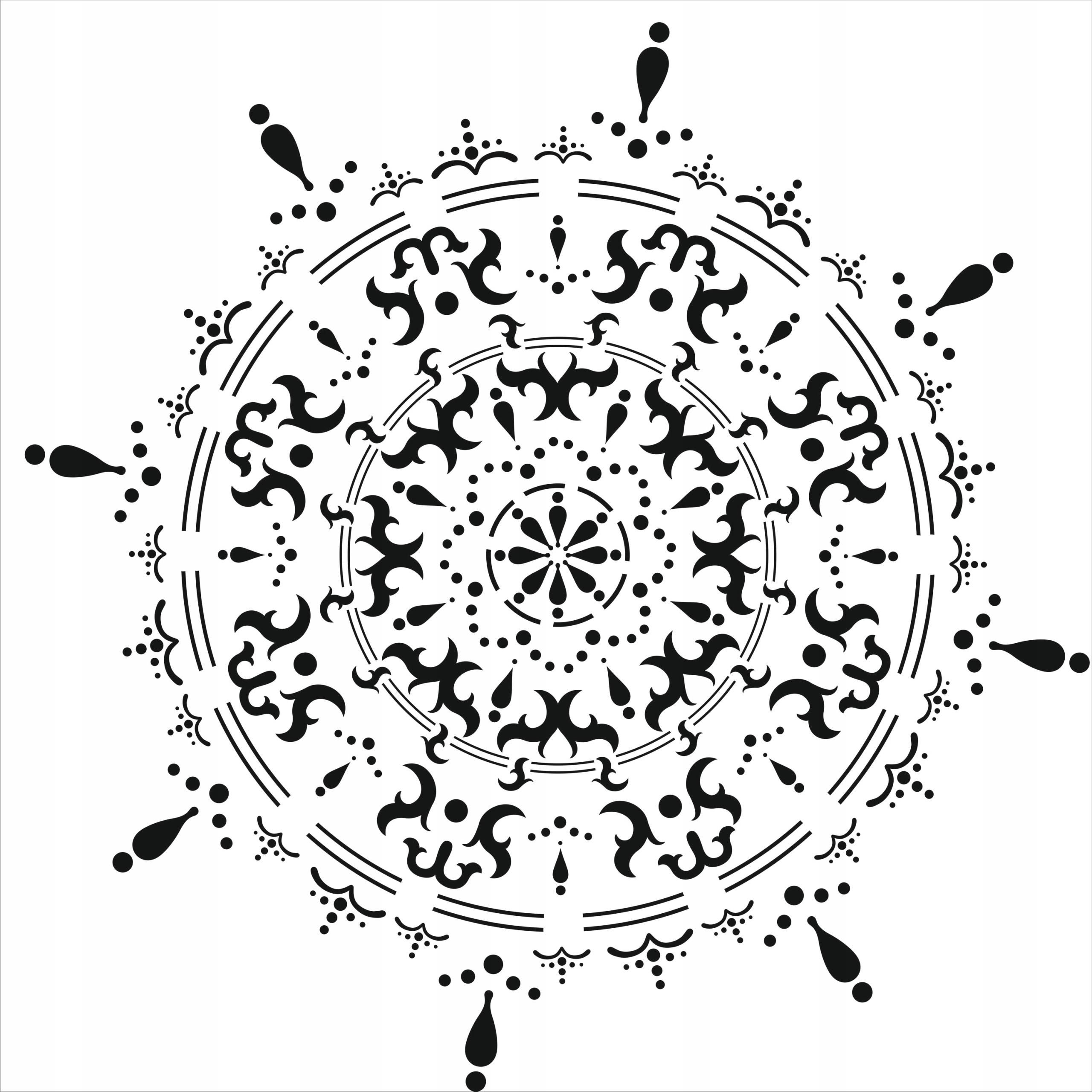 Szablon Scrapbooking decoupage // A5 // mandala - Ceny i opinie - Ceneo.pl