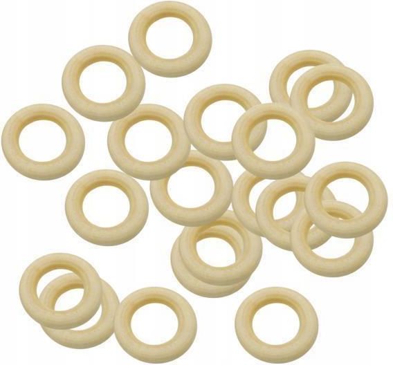 5xNatural Wood Loop Ring Materiał z drewna do Diy - Ceny i opinie ...