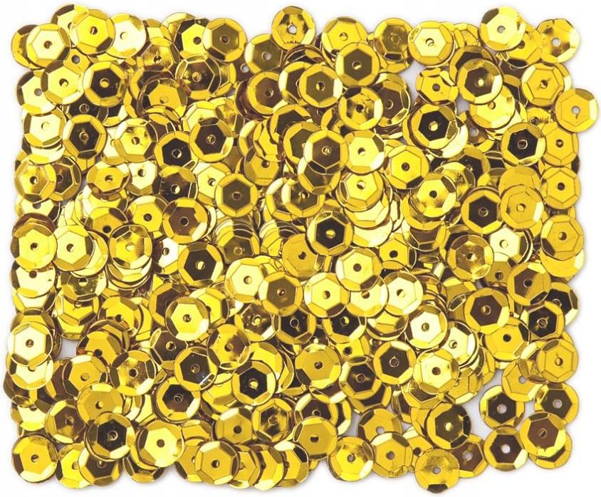 Cekiny Luzem Złote Metalizowane 7mm 10g - Ceny i opinie - Ceneo.pl