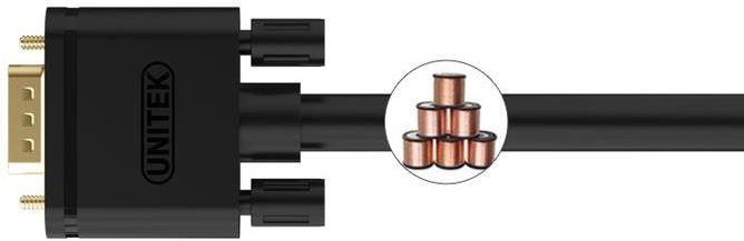 Unitek Kabel Do Monitora Vga 15M/15M Ekran Hq Black 12M - Opinie i ceny ...