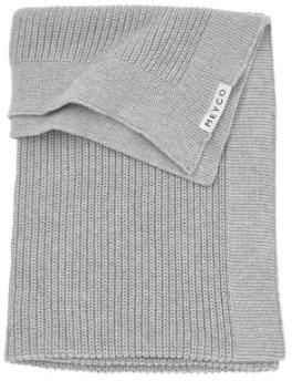 Meyco Kocyk Dziecięcy Mały Mini Rib Grey Melange 75 X 100 Cm - Ceny i ...