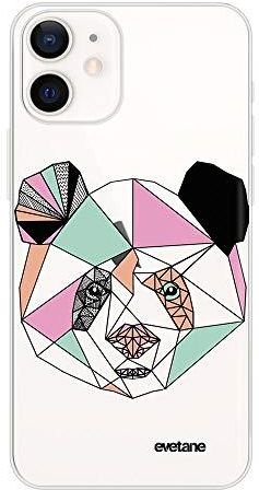 Evetane Etui Ochronne Do Iphone 12 Mini, Panda Outline - Etui na ...