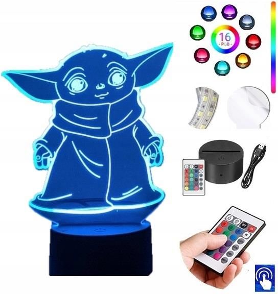 Lampka Na Biurko Baby Yoda Star Wars Led Plexido - Opinie i atrakcyjne ...