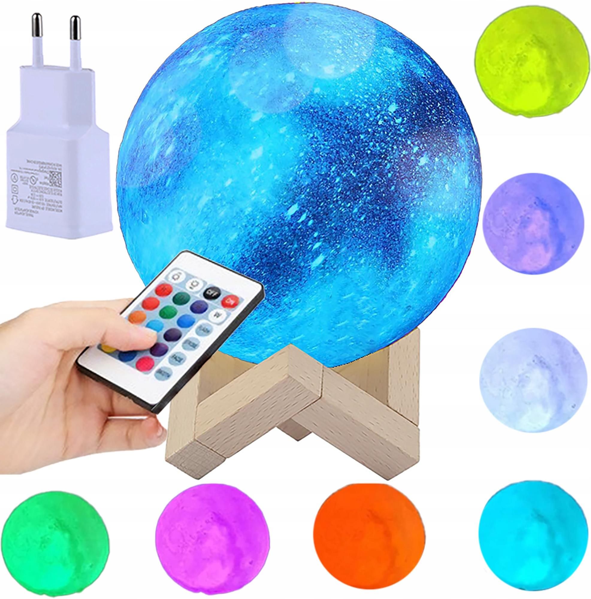 Lampka Nocna Led Księżyc 3D Moon Pilot Zasilacz - Opinie i atrakcyjne ceny na Ceneo.pl