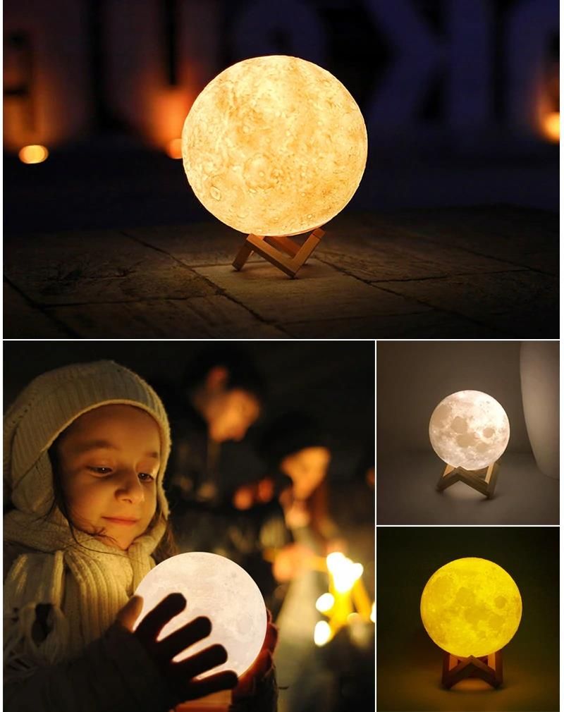 Lampka Nocna Świecący Księżyc 3D Moon Light - Ceny i opinie - Ceneo.pl