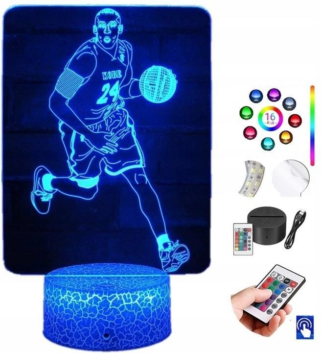 Lampka Na Biurko Koszykarz Kobe Bryant Led Plexido - Opinie i ...
