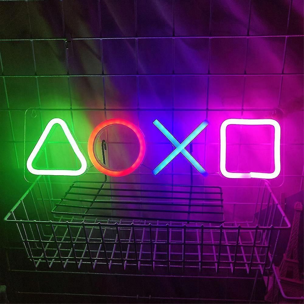 Led Neon Light Playstation Controller Game Icon - Opinie i atrakcyjne ...