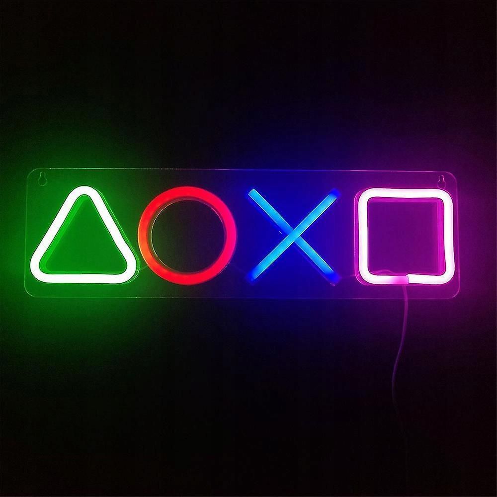 Led Neon Light Playstation Controller Game Icon - Opinie i atrakcyjne ...