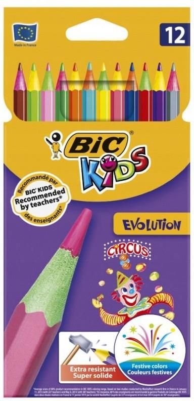 Bic Kredki Evolution Ołówkowe 12Kol. - Ceny i opinie - Ceneo.pl
