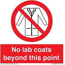 Viking Signs No Lab Coat Beyond This Point Znak 85 X Mm S85 - Ceny i ...