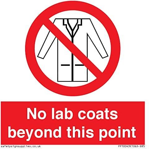 Viking Signs No Lab Coat Beyond This Point Znak 85 X Mm S85 - Ceny i ...