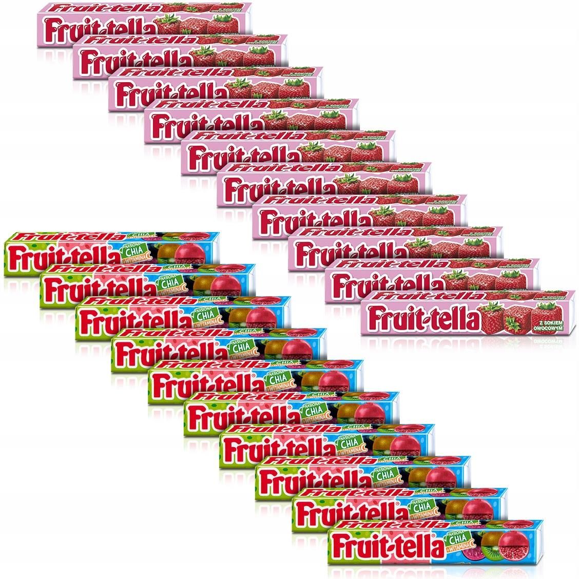 Fruittella Zestaw Cukierki Do Żucia Mix 20X41G - Ceny i opinie - Ceneo.pl