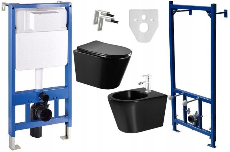 Zestaw podtynkowy Mexen Rico Czarna Mat 60999+60100+35724885+30721085 ...