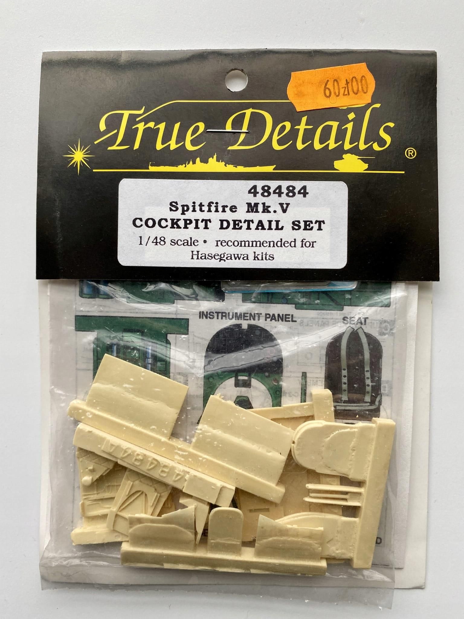 True Details 48484 1:48 Spitfire Mk.V (cockpit) - Ceny i opinie - Ceneo.pl