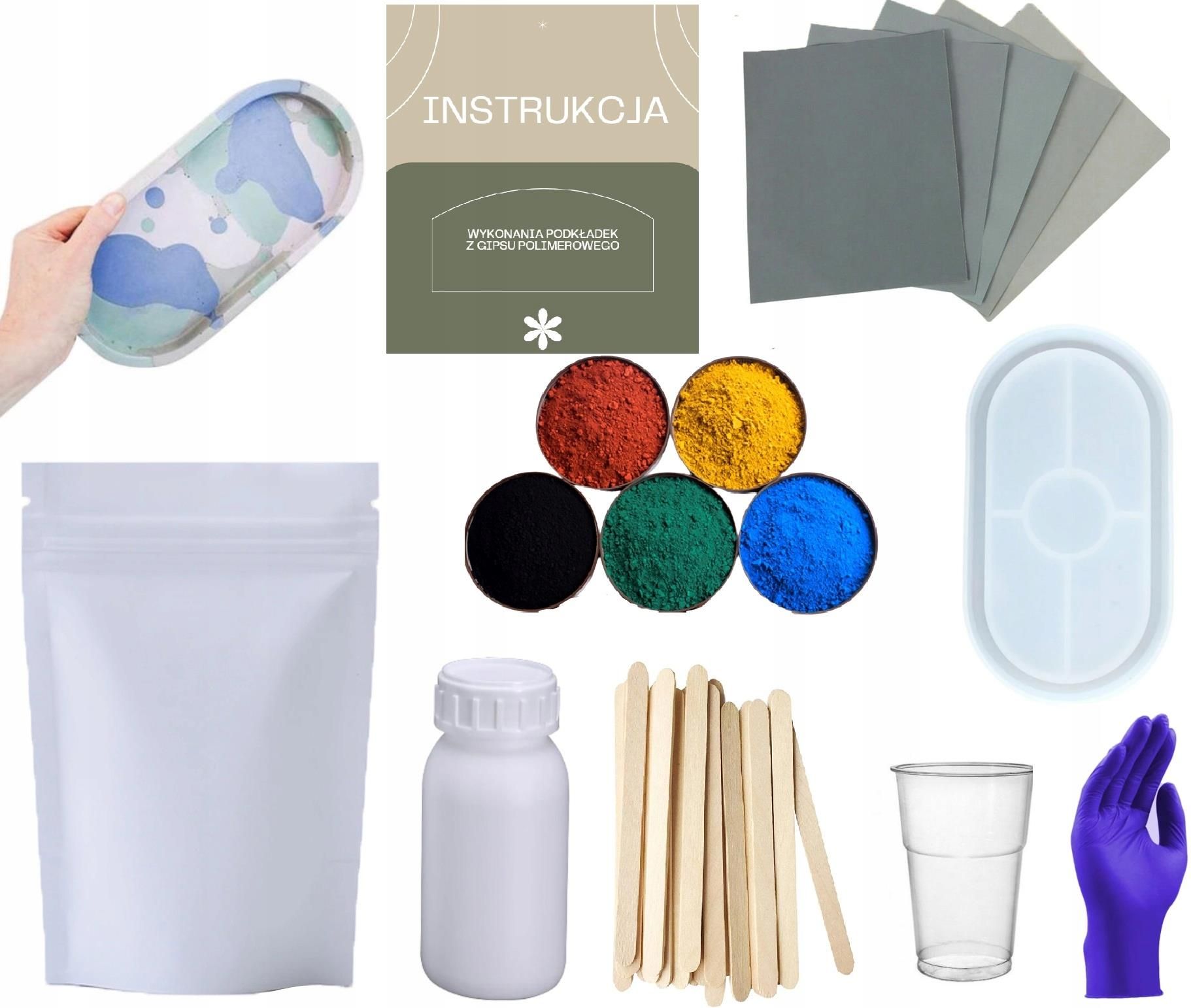 Gips Polimerowy Do Odlewów Akcesoria Zestaw Diy - Ceny i opinie - Ceneo.pl