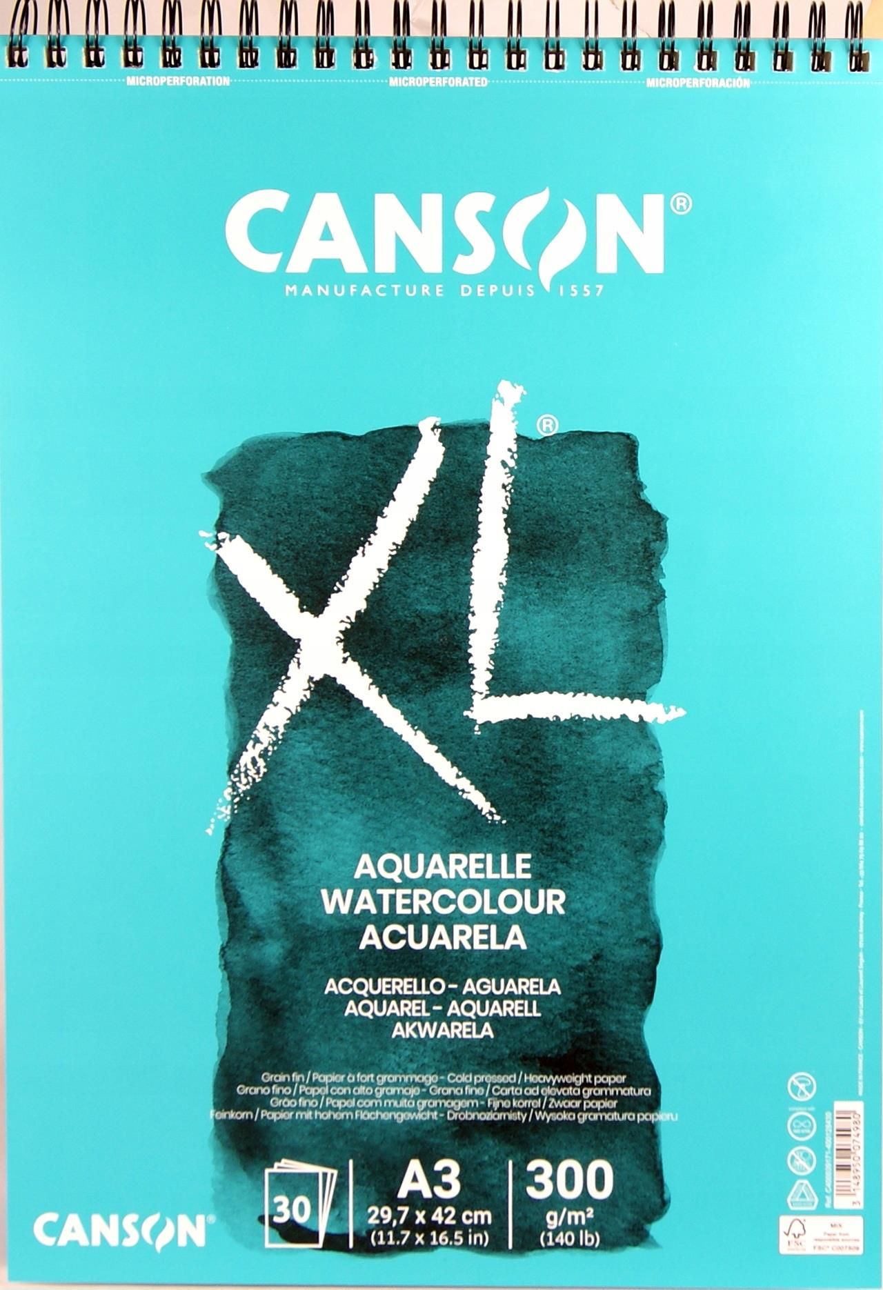 Blok Do Akwareli Canson XL Aquarelle A3 300g/ 30k. - Ceny i opinie ...