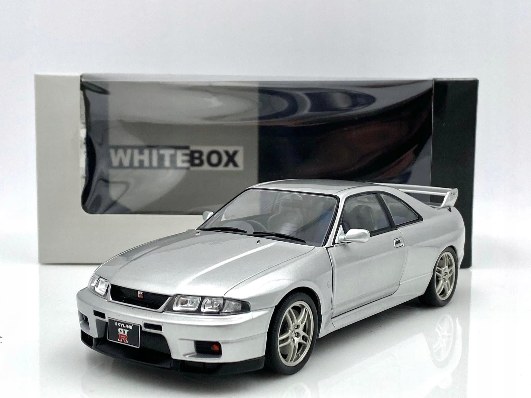 Nissan Skyline Gt-r (R33) silver Rhd WhiteBox 1:24 - Ceny i opinie - Ceneo.pl