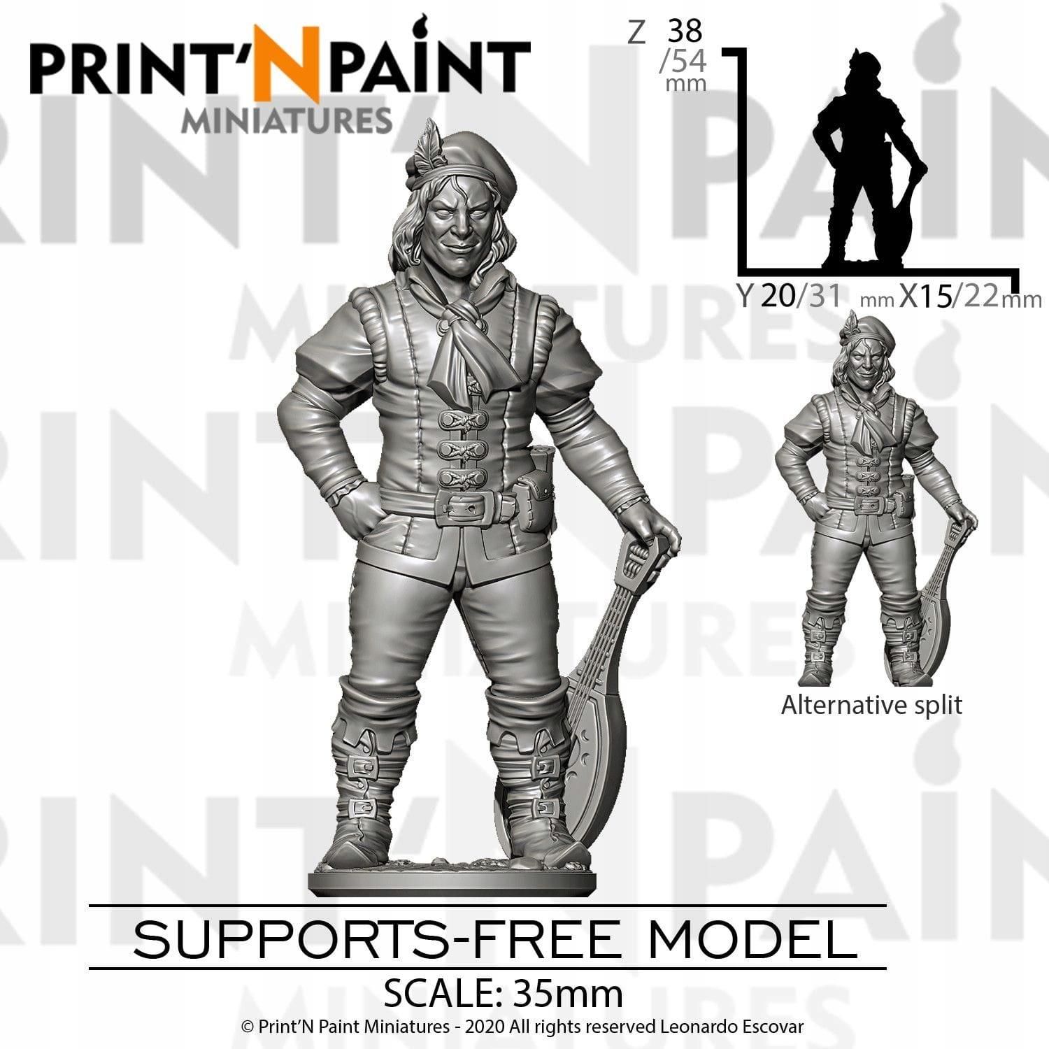 Joriel, Songweaver Bard Figurka fantasy 54mm - Ceny i opinie - Ceneo.pl