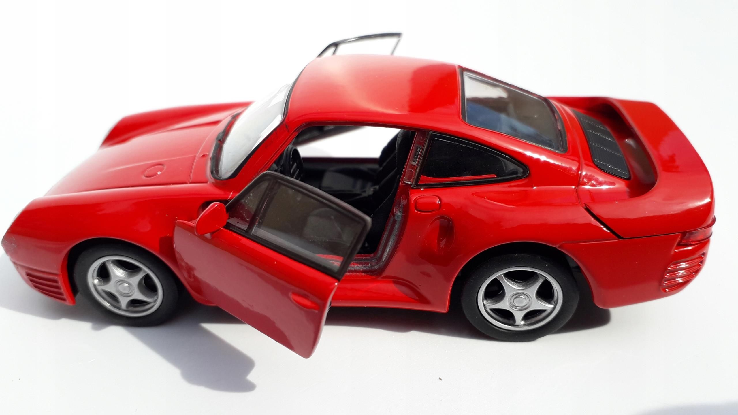 Porsche 959 Czerwone Metalowy Model Welly 1:34 - Ceny i opinie - Ceneo.pl