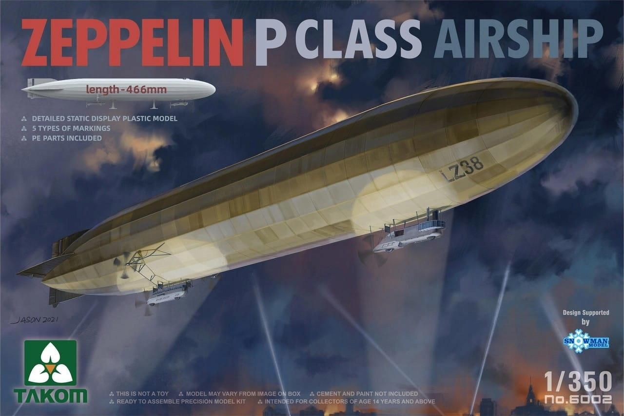 Takom 6002 1:350 Zeppelin P Class model sterowca - Ceny i opinie - Ceneo.pl