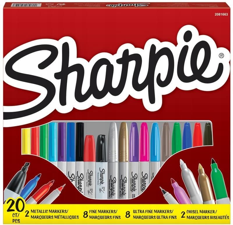 Markery permanentne Sharpie 20sztuk 2079809 (8FINE - Ceny i opinie ...