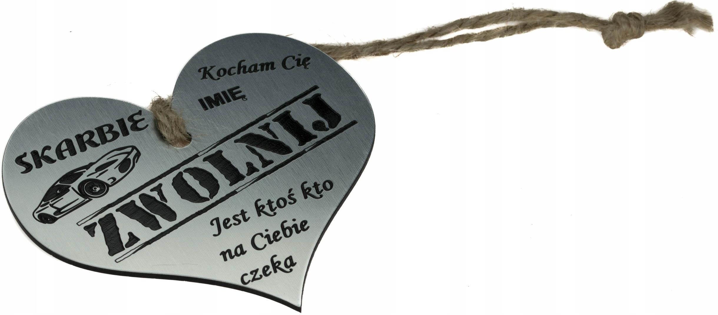 Zawieszka Grawer do samochodu Serce na lusterko - Ceny i opinie - Ceneo.pl