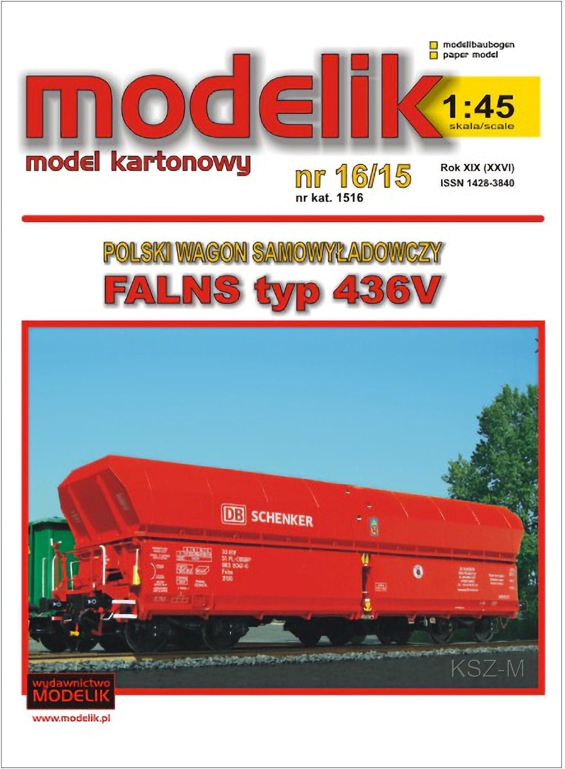 Modelik 16/15 Wagon samowyładowczy Falns 1:45 - Ceny i opinie - Ceneo.pl