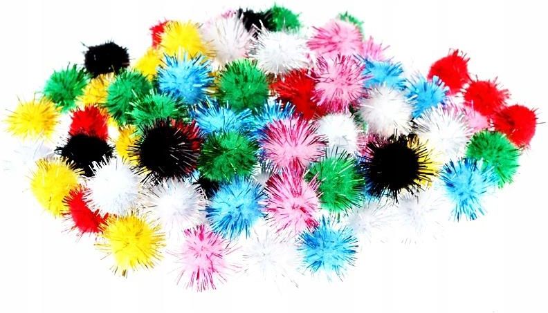 POM7 Pompony Pomponiki Ozdobne 20mm MIX 50szt - Ceny i opinie - Ceneo.pl