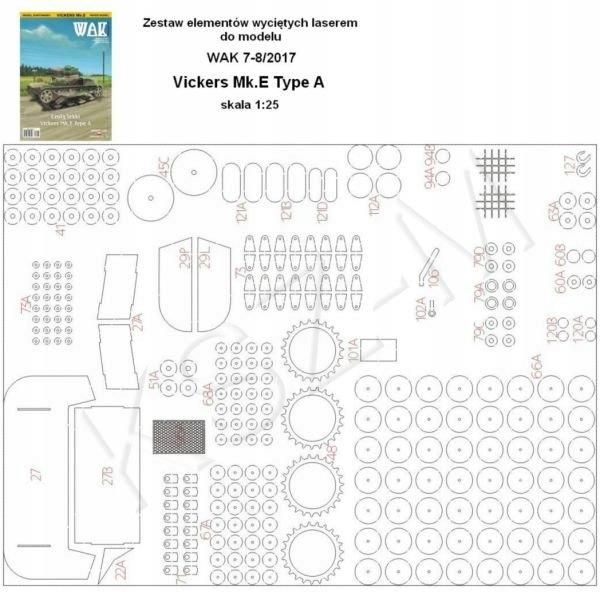Szkielet do czołgu Vickers Mk. E Type A Wak 7-8/17 - Ceny i opinie ...