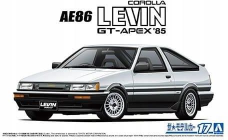 Toyota AE86 Levin Gt-apex '85 1:24 Aoshima 061923 - Ceny i opinie ...
