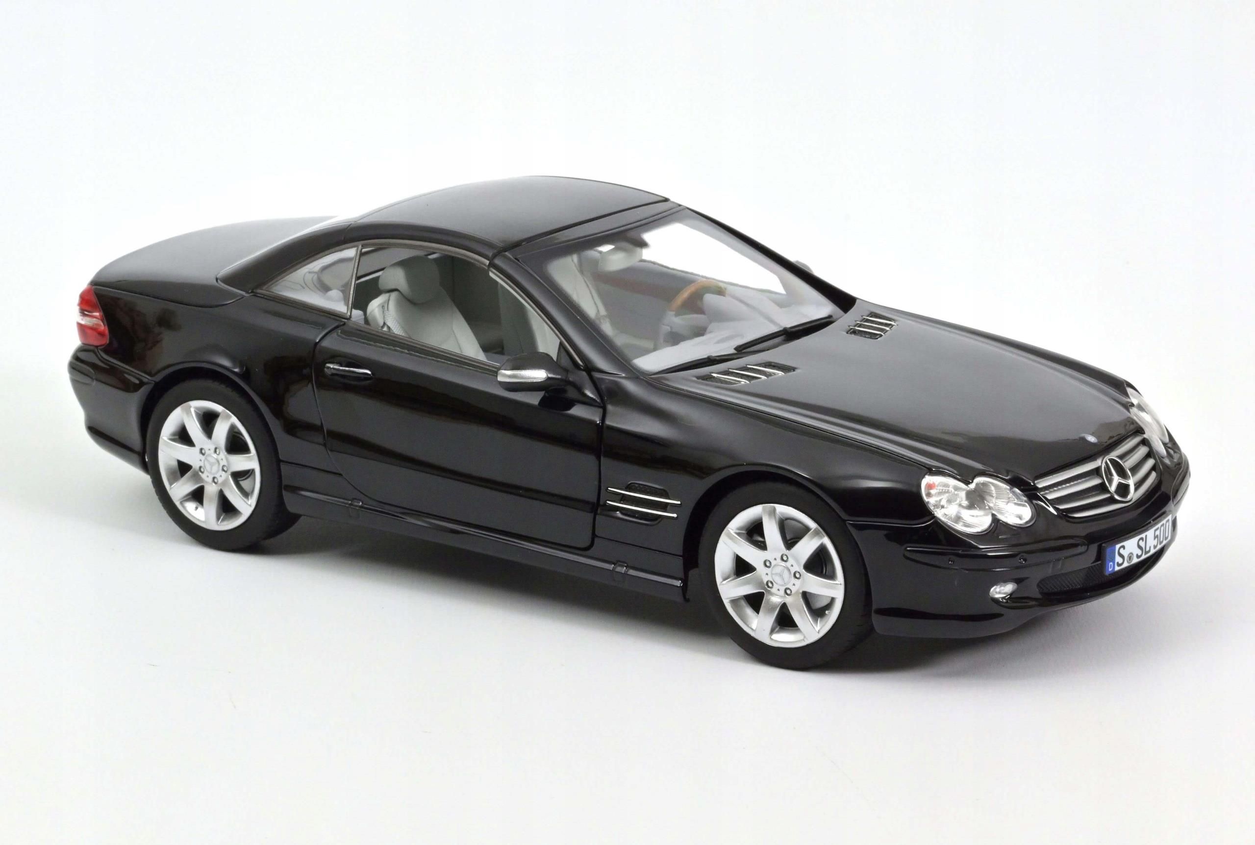 Mercedes-Benz SL500 Sl 500 R230 Black Norev 1:18 - Ceny i opinie - Ceneo.pl
