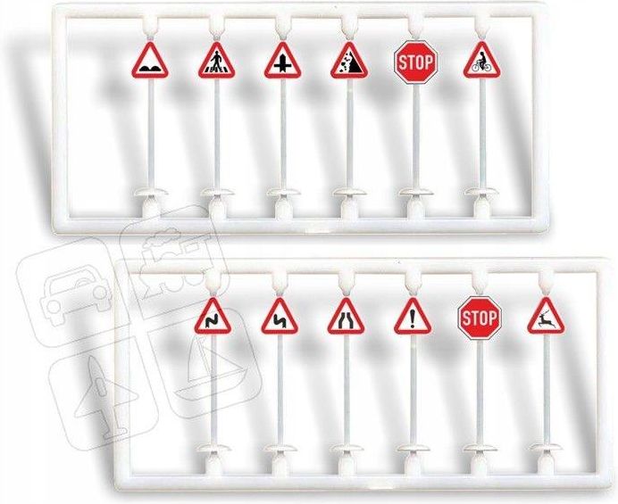 Znaki Drogowe zestaw 3 Igra Model H0 - Ceny i opinie - Ceneo.pl