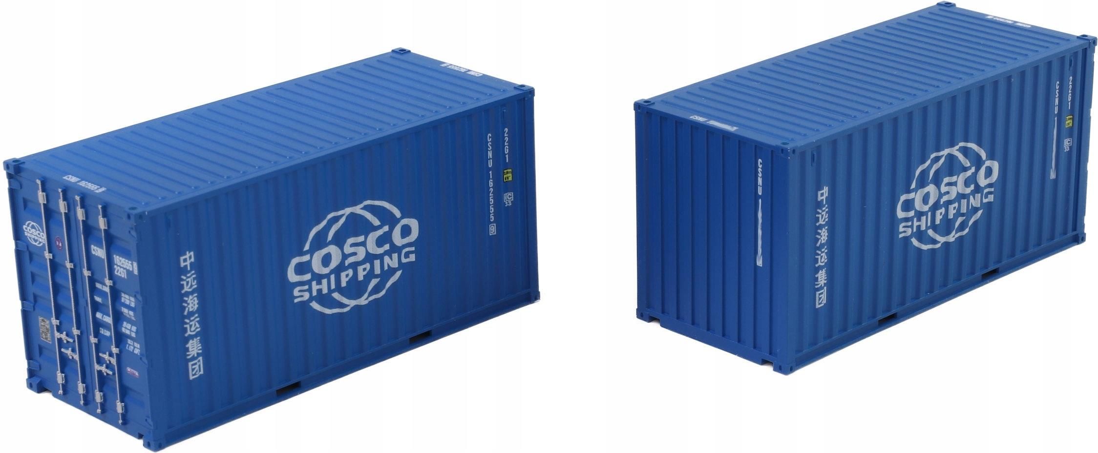 Kontenery Morskie 20 ft Cosco Igra Model H0 - Ceny i opinie - Ceneo.pl