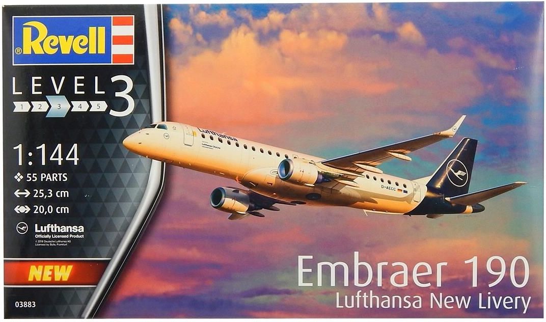 A8659 Model samolotu do sklejania Embraer 190 - Ceny i opinie - Ceneo.pl