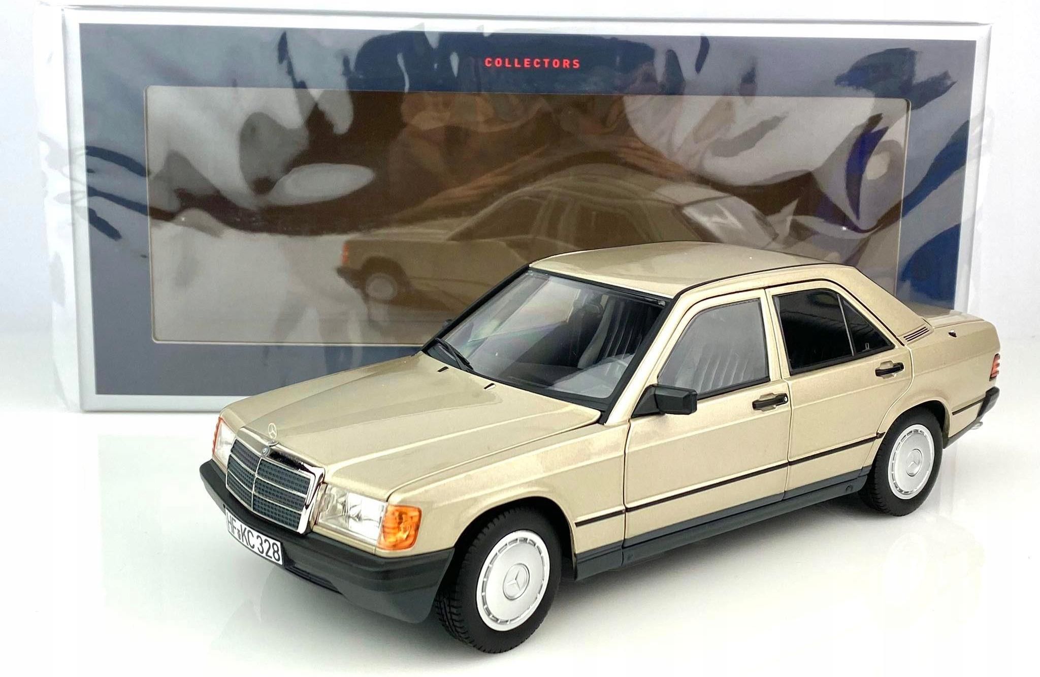 Mercedes-Benz 190E 1982 Smoke Silver Norev 1:18 - Ceny i opinie - Ceneo.pl