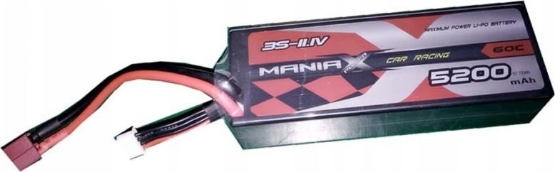 Akumulator Lipo 5200mAh 11.1V 60C HardCase ManiaX - Ceny i opinie ...