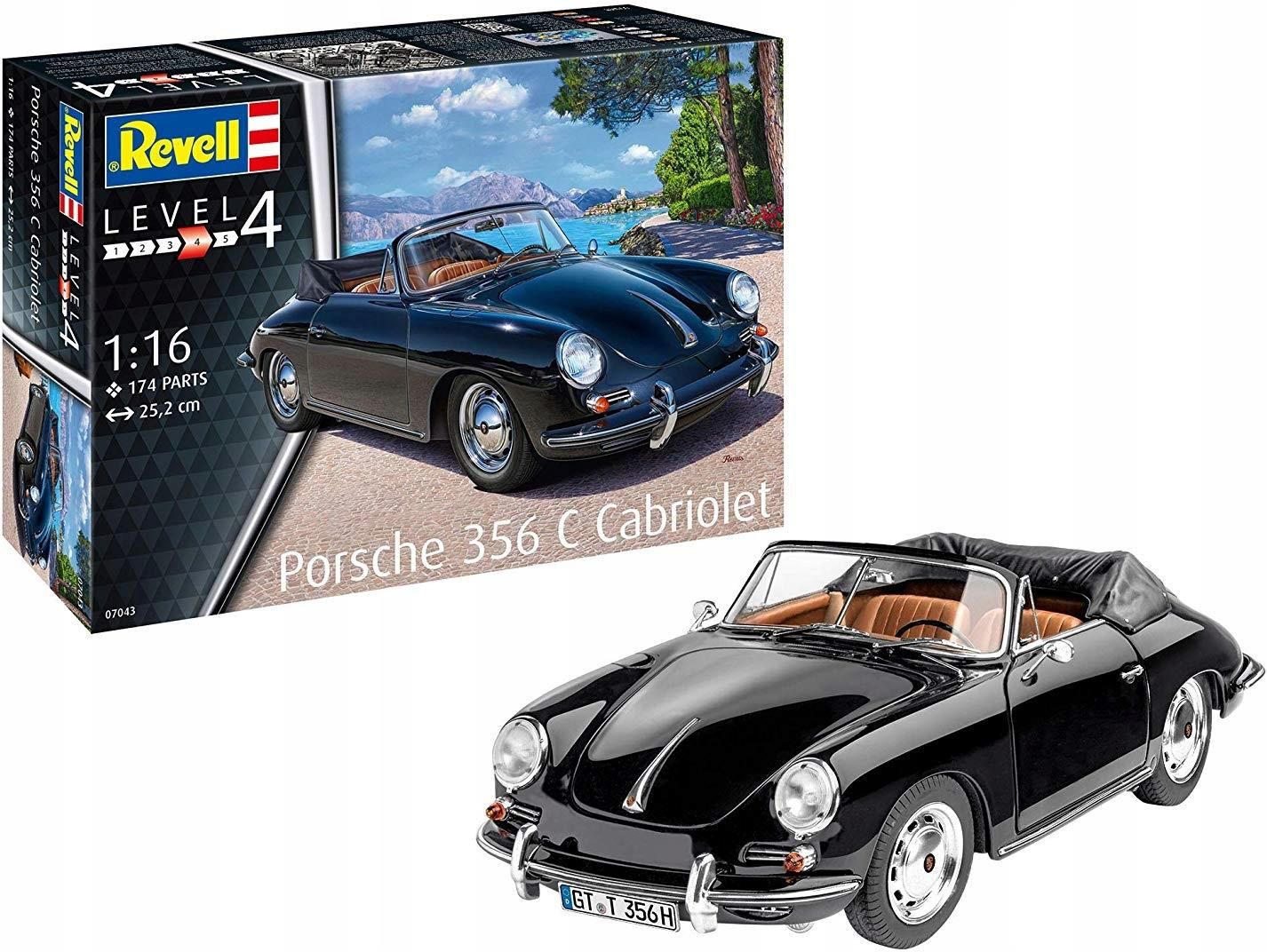 Revell model do sklejania Porsche 356 Converti - Ceny i opinie - Ceneo.pl
