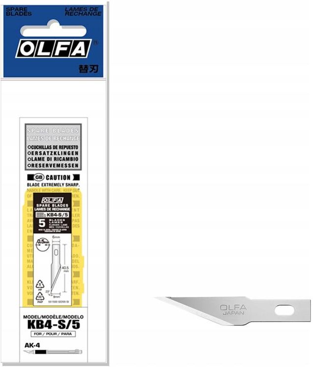 Olfa Ostrza Do Skalpela AK-4 KB4-S/5 8mm 5szt - Ceny i opinie - Ceneo.pl