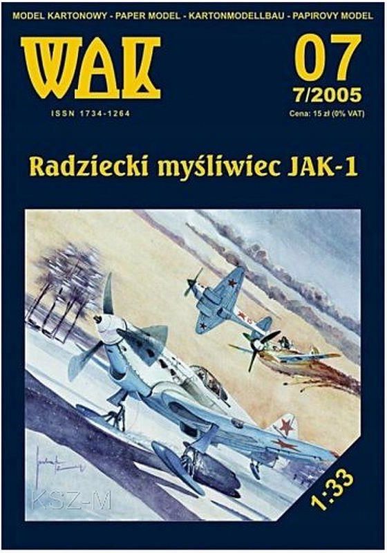 Wak 7/05 Radziecki myśliwiec Jak-1 1:33 - Ceny i opinie - Ceneo.pl