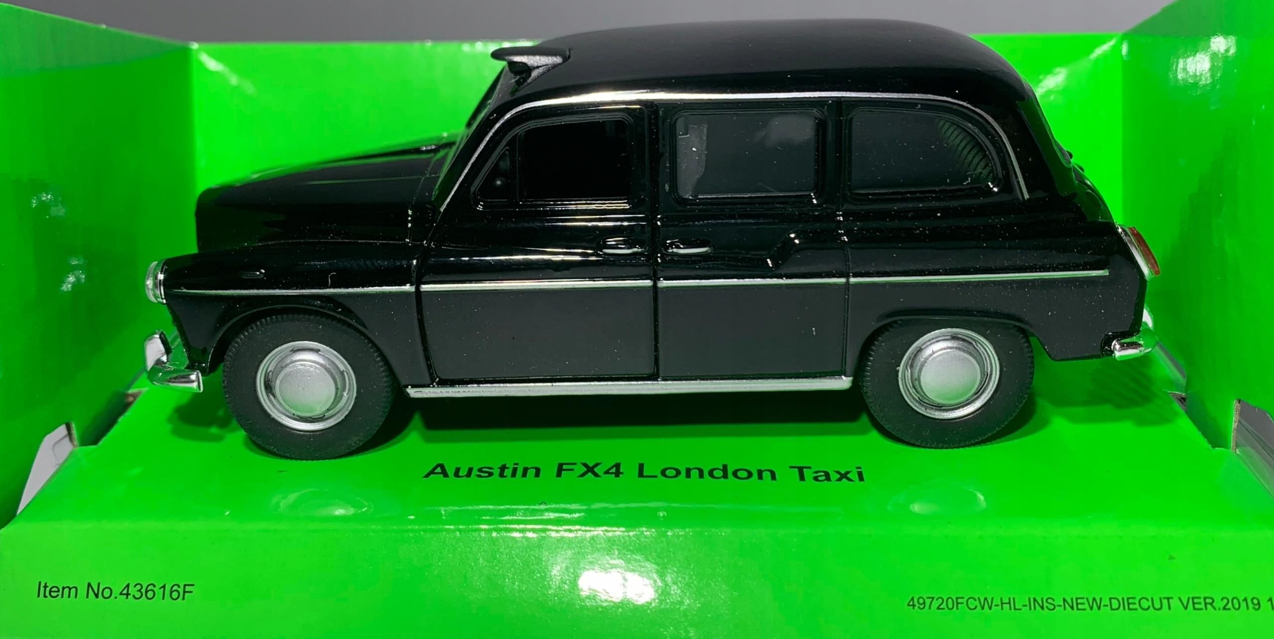 Austin FX4 taxi black model 1:34 Welly 43616F - Ceny i opinie - Ceneo.pl