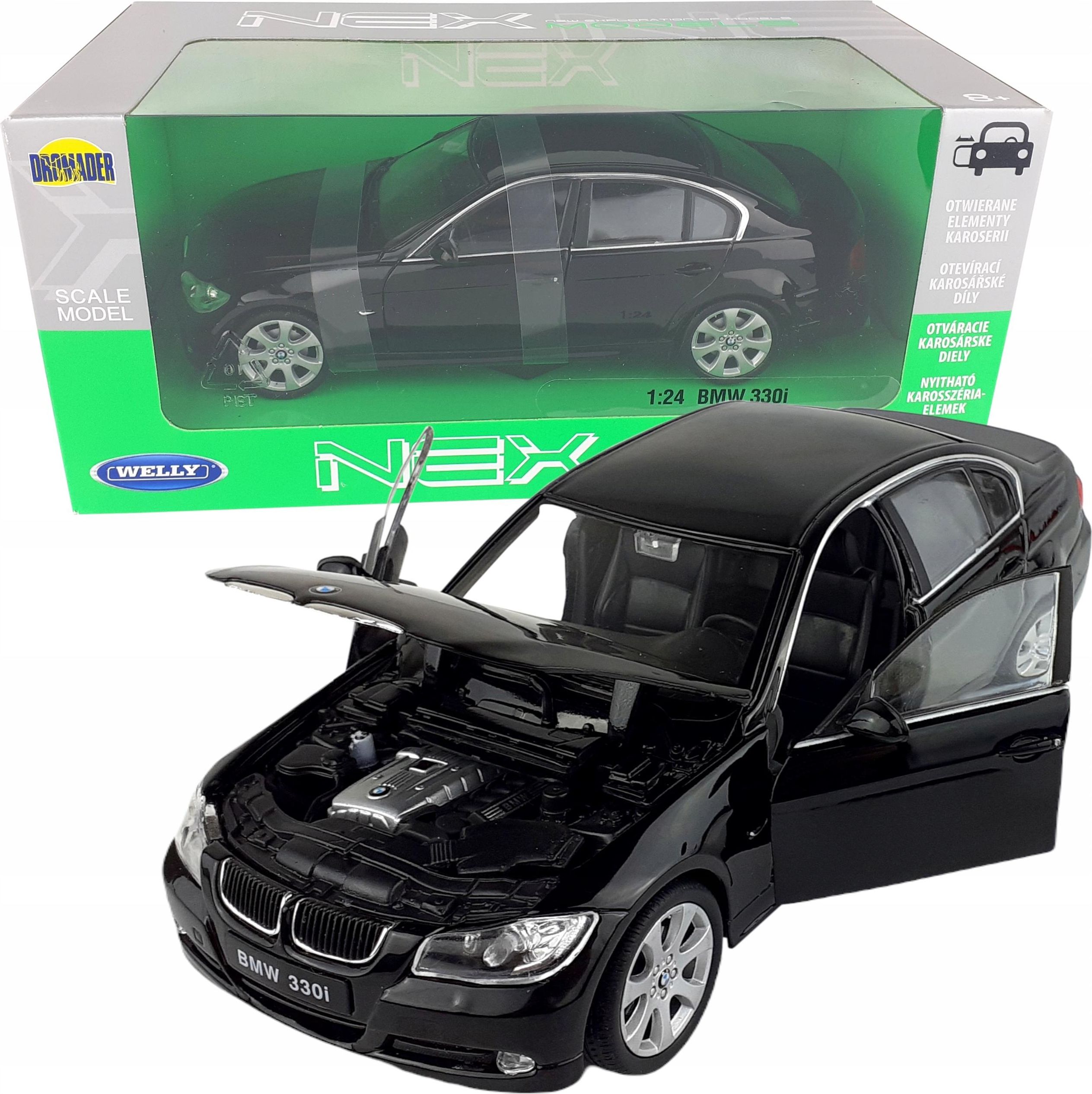 Welly metalowy model auto Bmw 330i E90 1:24 - Ceny i opinie - Ceneo.pl