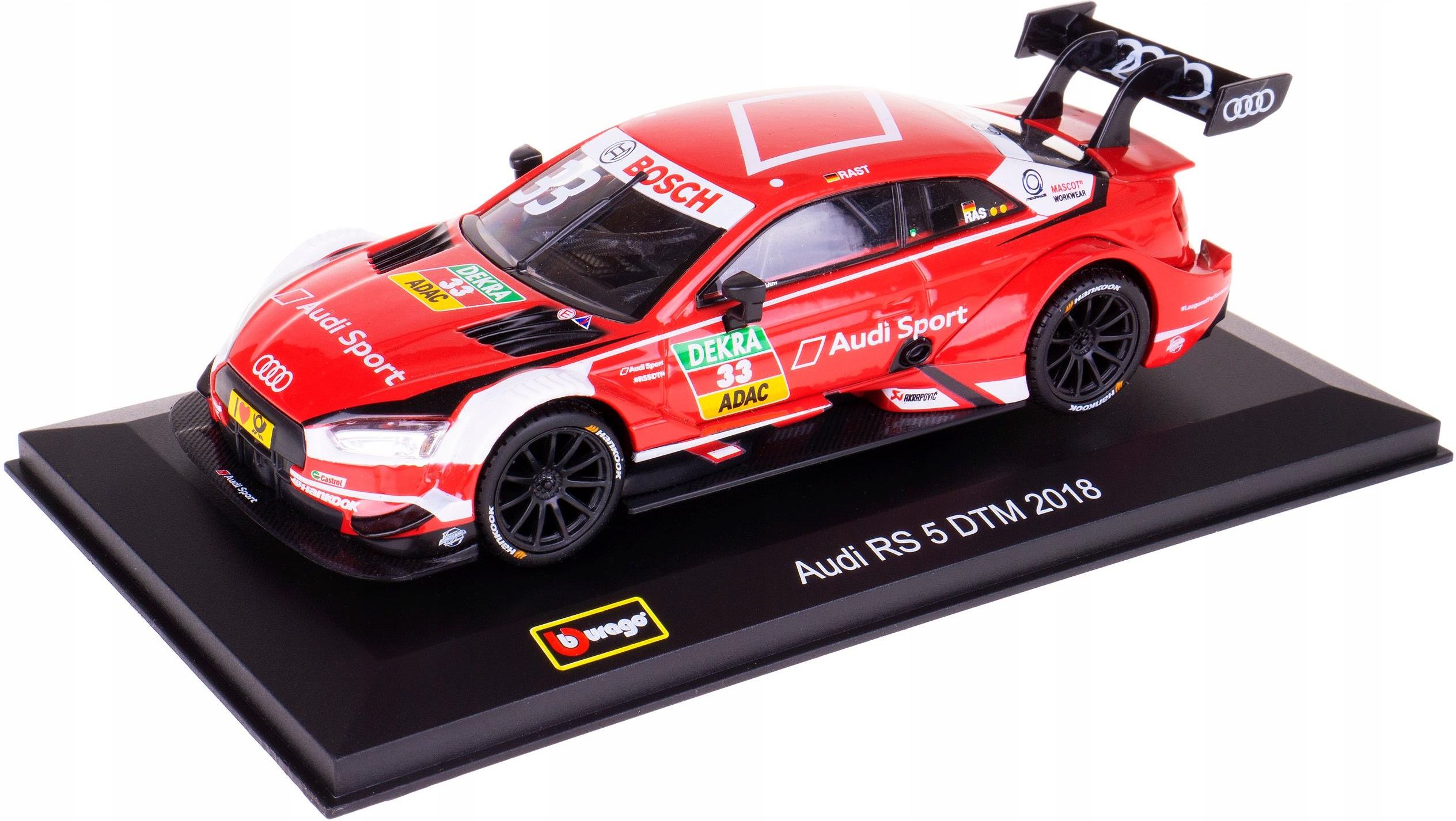 Audi RS5 Dtm 2018 Rene Rast Model Bburago 1:32 - Ceny i opinie - Ceneo.pl