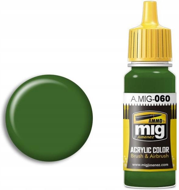 Farba akrylowa Pale green A.MIG060 Ammo Mig - Ceny i opinie - Ceneo.pl