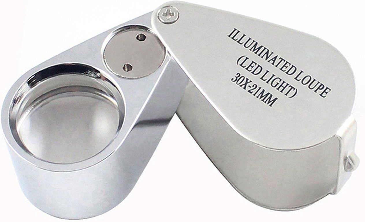 Lupa Kieszonkowa Lupka 30X Łezka Chrom Led 21007 - Ceny i opinie - Ceneo.pl