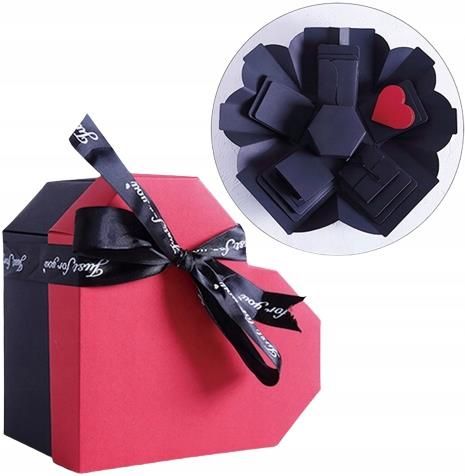 Pudełko Niespodzianka Exploding Heart Box Serce - Ceny i opinie - Ceneo.pl