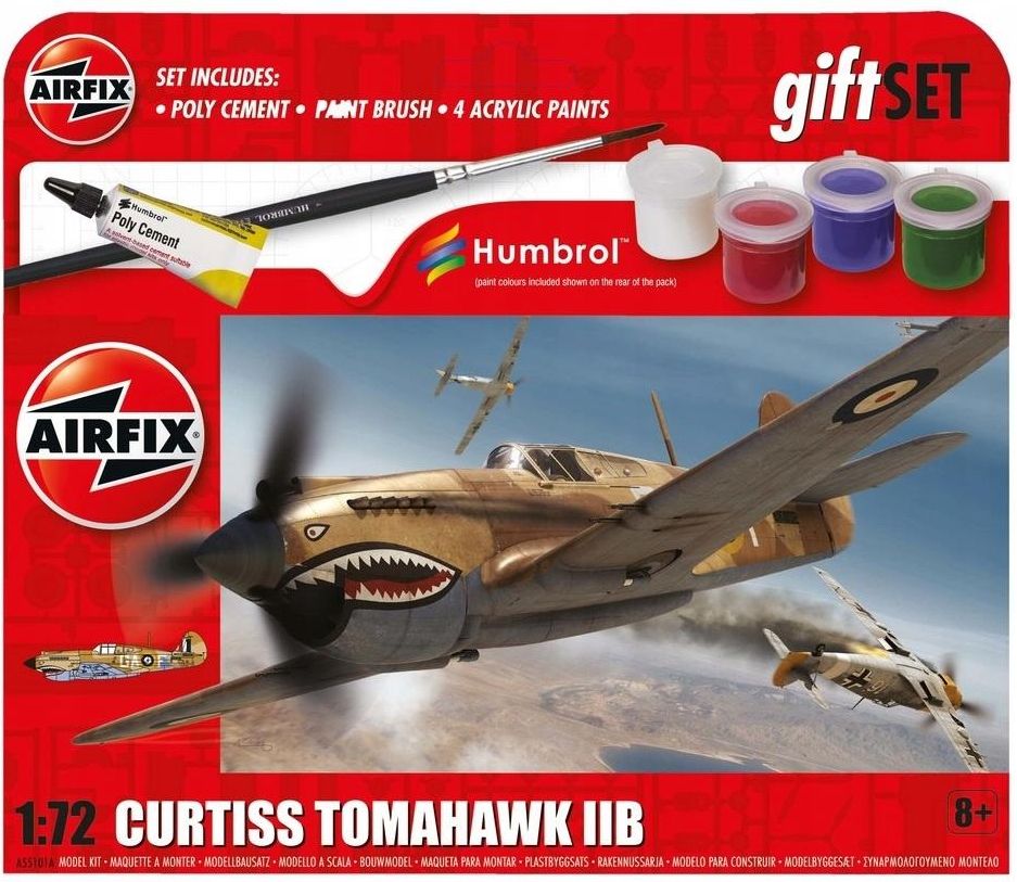 Airfix 55101A Gift Set Curtiss Tomahawk Iib 1:72 - Ceny i opinie - Ceneo.pl