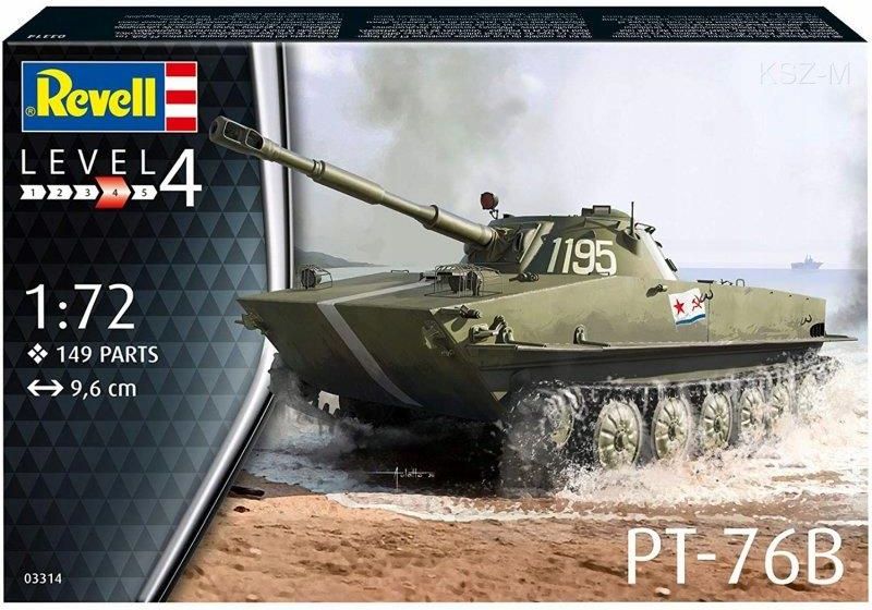 Revell 03314 Czołg pływający PT-76B 1:72 - Ceny i opinie - Ceneo.pl