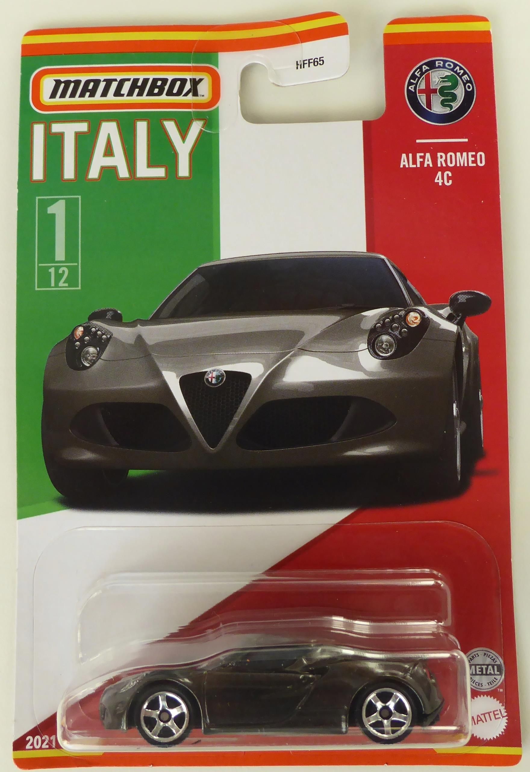 Mattel Matchbox Alfa Romeo 4C - Ceny i opinie - Ceneo.pl