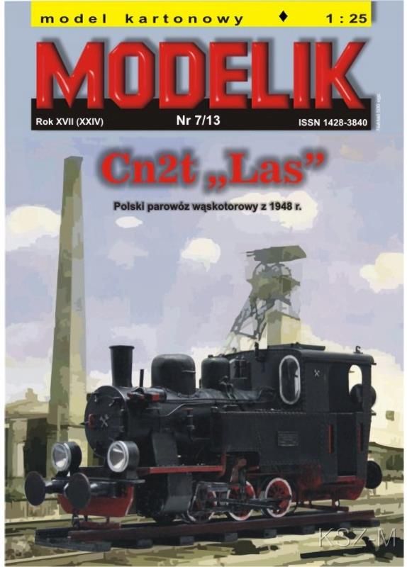 Modelik 7/13 Cn2t Las parowóz wąskotorowy 1:25 - Ceny i opinie - Ceneo.pl
